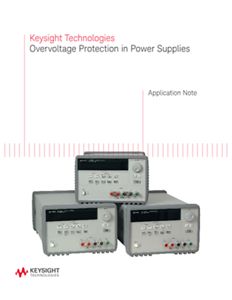 Overvoltage Protection (OVP) in Power Supplies | Keysight