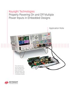 DC Power Analyzer, Modular, 600 W, 4 Slots | Keysight