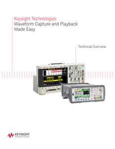 Waveform Capture and Playback Made Easy | Keysight
