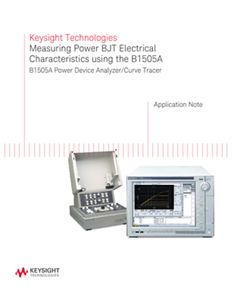 Measuring Power BJT Electrical Characteristics using the B1505A | Keysight