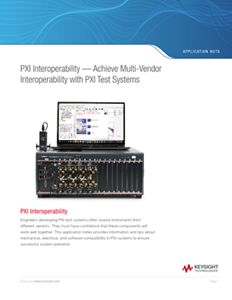 PXI 机箱和控制器 | Keysight