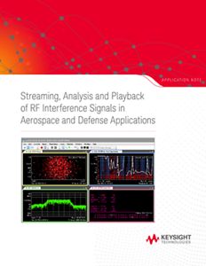 RF Interference Signals in Aerospace and Defense | Keysight