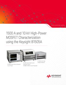 High-Power MOSFET Characterization using the Keysight B1505 | Keysight