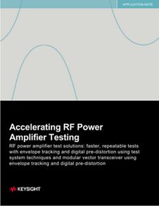 RF Power Amplifier Test | Keysight