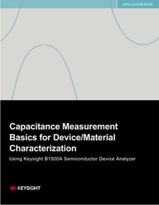 Capacitance Measurement Basics | Keysight