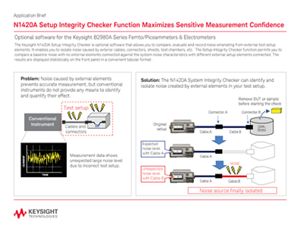 Isolating Noise Sources with the System Integrity Checker | Keysight