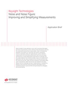 Noise Figure Analyzer, Multi-touch, 10 MHz to 40 GHz | Keysight
