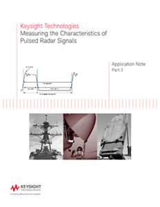 Measuring the Characteristics of Pulsed Radar Signals | Keysight