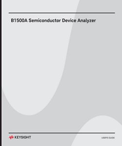 B1500A Semiconductor Device Analyzer User's Guide | Keysight