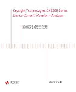 Device Current Waveform Analyzer | Keysight