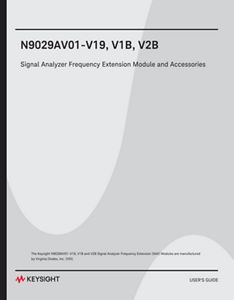 Millimeter-Wave Signal Analyzer Frequency Extension Module, 325 to 500 ...