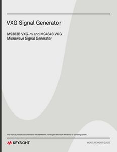 M9383B and M9384B Microwave Signal Generator Measurement Guide | Keysight