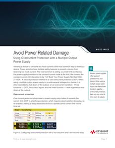 Overcurrent Protection (OCP) – Avoid Power Related Damage | Keysight