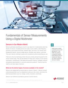 Sensor Measurements Using a Digital Multimeter | Keysight