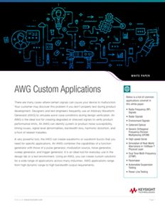 AWG Custom Applications | Keysight