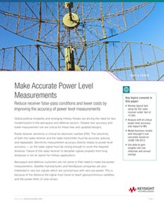 Make Accurate Power Level Measurements | Keysight