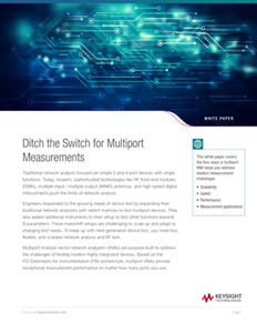 Ditch the Switch for Multiport Measurements | Keysight