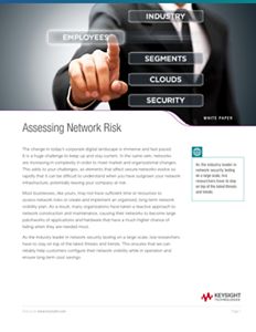 Assessing Network Risk | Keysight