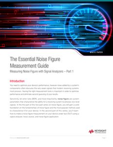 The Essential Noise Figure Measurement Guide - Measuring Noise Figure ...