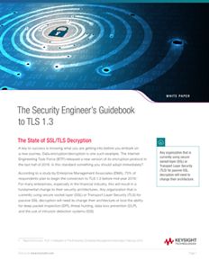 The Security Engineer’s Guidebook to TLS 1.3 | Keysight