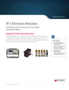 84904M Programmable Step Attenuator, 50 GHz, 11 dB, 1 dB Steps | Keysight