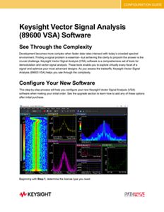 PathWave Vector Signal Analysis (89600 VSA) | Keysight
