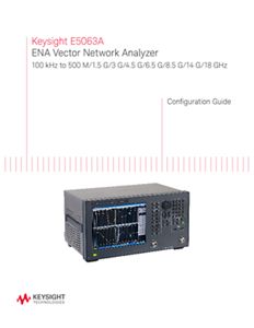 E5063A ENA Vector Network Analyzer | Keysight