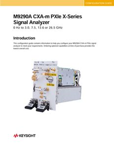 M9290A CXA-M PXIe Signal Analyzer | Keysight