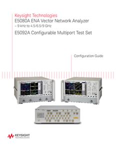 E5080A ENA Vector Network Analyzer | Keysight