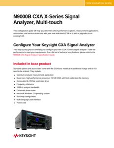 N9000B CXA Signal Analyzer | Keysight