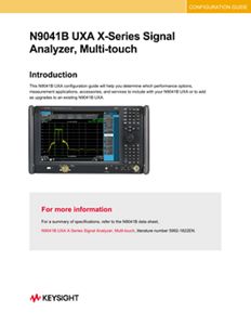N9041B UXA Signal Analyzer | Keysight