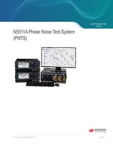 N5511a Phase Noise Test System Keysight