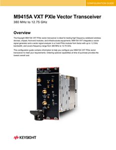 PXI Vector Transceivers | Keysight