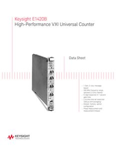 High-Performance Universal Counter | Keysight