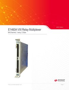 E1460A 64-Channel Relay Multiplexer | Keysight
