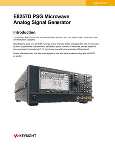 PSG Signal Generators | Keysight