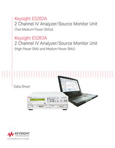 E5260A + E5270 Modular Source Measure Units | Keysight