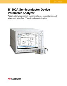 B1500A Semiconductor Device Parameter Analyzer | Keysight