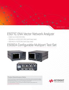 E5071C ENA Vector Network Analyzer | Keysight