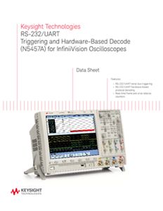 N5457A RS-232/UART Serial Triggering and Decode for InfiniiVision Series Oscilloscopes | Keysight
