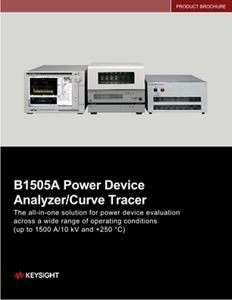 B1505A Power Device Analyzer / Curve Tracer + Modules | Keysight
