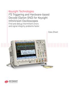 N5468A I²S Triggering and Decode Option for InfiniiVision Series Oscilloscopes | Keysight