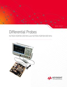 N2792A Differential Probe, 10:1, 200 MHz | Keysight