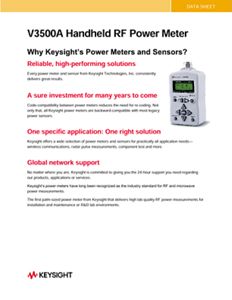 V3500A Handheld RF Power Meter | Keysight