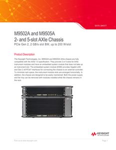 M9502A AXIe 2-Slot Chassis | Keysight