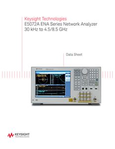 E5072A ENA Vector Network Analyzer | Keysight