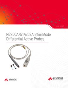 N2750A InfiniiMode Active Differential Probe, 1.5 GHz | Keysight