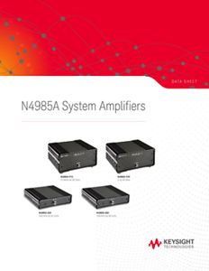 N4985A System Amplifiers | Keysight