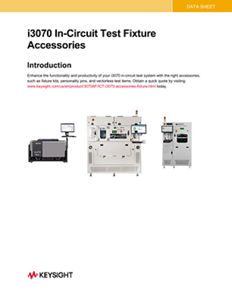 ICT i3070 Accessories : Fixture | Keysight