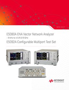 E5080A ENA Vector Network Analyzer | Keysight